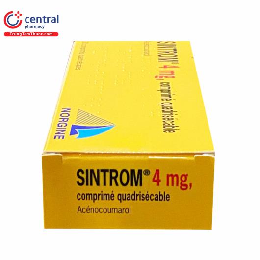 [CHÍNH HÃNG] Thuốc Sintrom 4 Novartis - dự phòng huyết khối tắc mạch