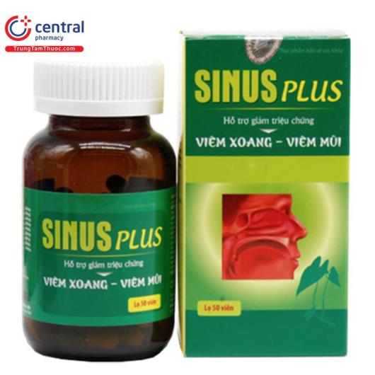 [CHÍNH HÃNG] Thuốc xoang Sinus Plus- hỗ trợ trị viêm xoang, cảm cúm
