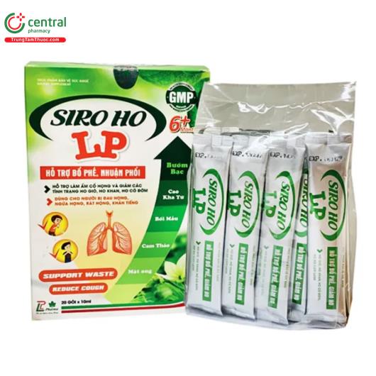 Thuốc Siro Ho LP - Hỗ trợ bổ phế, nhuận phổi, giảm ho, giảm đau rát họng