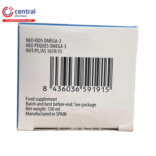 [CHÍNH HÃNG] Siro Neo Kids Omega 3 DHA cho mắt sáng, thông minh