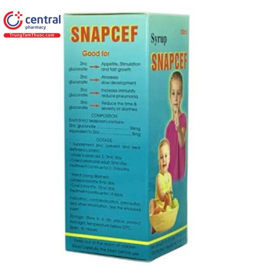 Thuốc Siro Snapcef 100ml: cách dùng, những lưu ý khi sử dụng