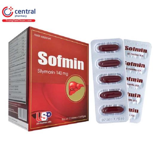 Thuốc Sofmin US Pharma USA - điều trị tổn thương gan, giải độc gan