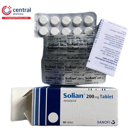 Thuốc Solian 200mg Tablet điều trị rối loạn tâm thần phân liệt
