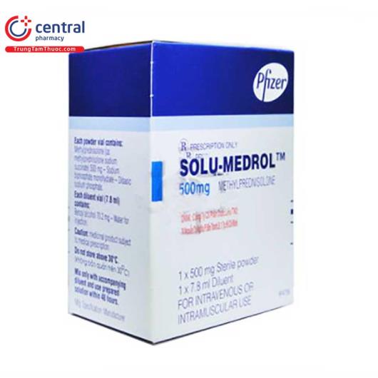 Thuốc Solu-medrol 500mg - Rối loạn thấp khớp, viêm da tróc vảy
