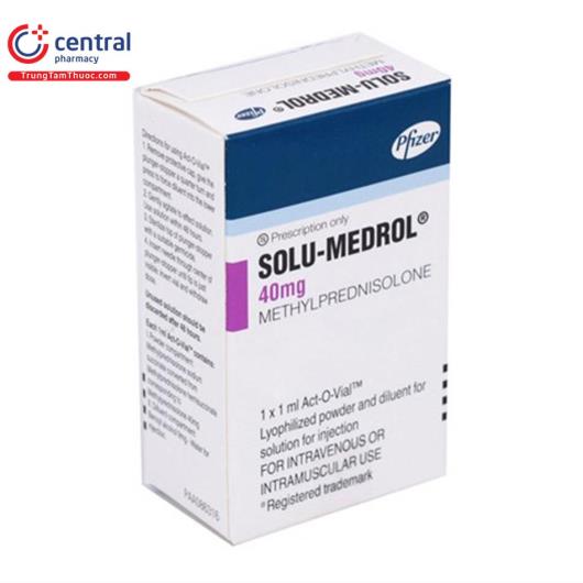 Thuốc Solu-Medrol 40mg: tác dụng, cách dùng và lưu ý sử dụng