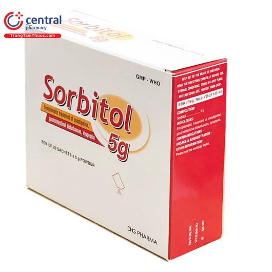 [CHÍNH HÃNG] Thuốc Sorbitol 5g DHG-điều trị táo bón hiệu quả