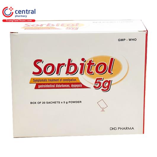 [CHÍNH HÃNG] Thuốc Sorbitol 5g DHG-điều trị táo bón hiệu quả