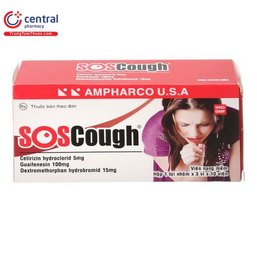 Thuốc SOSCough: Chỉ định, liều dùng và lưu ý sử dụng