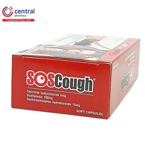 Thuốc SOSCough: Chỉ định, liều dùng và lưu ý sử dụng
