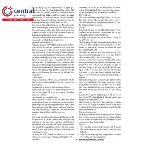 [CHÍNH HÃNG] Thuốc SOSDol - Thuốc giảm đau, hạ sốt mạnh