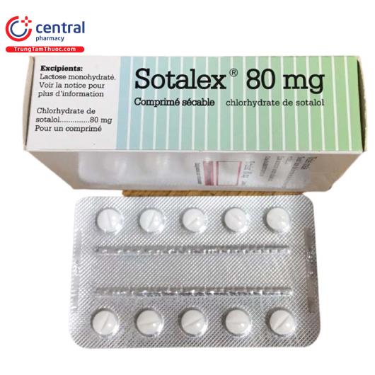 [CHÍNH HÃNG] Thuốc Sotalex 80mg - điều trị loạn nhịp thất