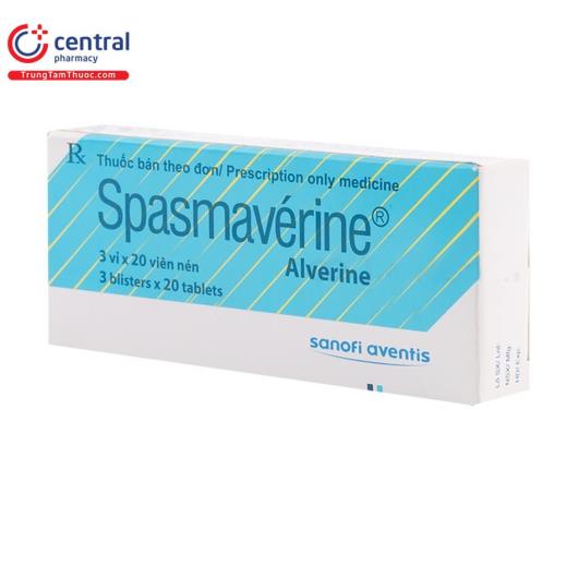 Thuốc Spasmaverine 40mg - điều trị các vấn đề về đường tiêu hóa