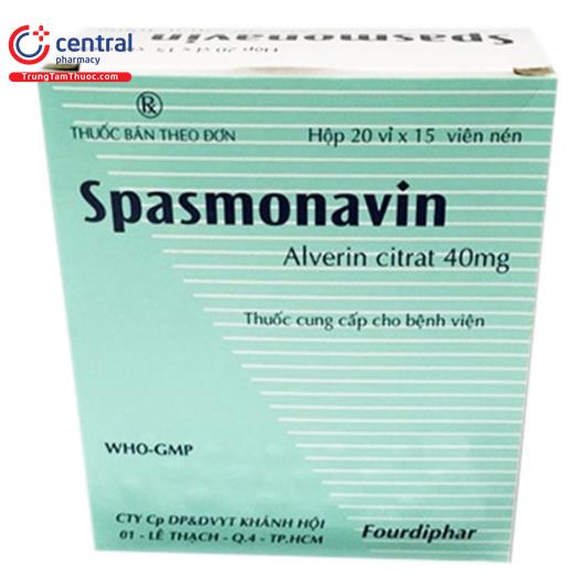 [CHÍNH HÃNG] Thuốc Spasmonavin 40mg giảm co thắt cơ trơn