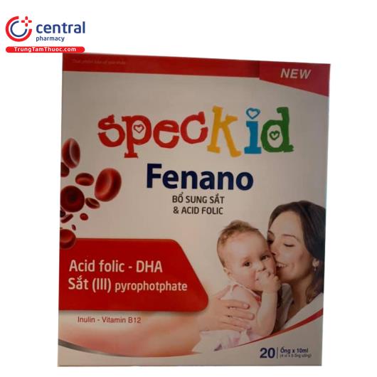 [CHÍNH HÃNG] Thuốc Speckid Fenano - Bổ sung sắt và acid folic cho mẹ
