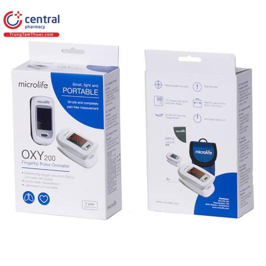 [CHÍNH HÃNG] Máy đo nồng độ oxy trong máu SPO2 Microlife Oxy 200 nhanh ...