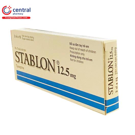 Thuốc Stablon (Tianeptine sodium 12,5mg): tác dụng, chỉ định, giá bán