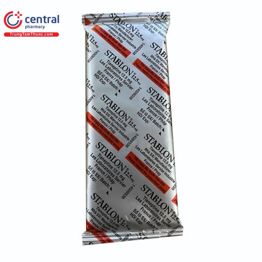 Thuốc Stablon (Tianeptine sodium 12,5mg): tác dụng, chỉ định, giá bán