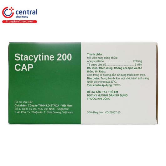 Thuốc Stacytine 200 CAP - đánh bay đờm đặc nhanh chóng