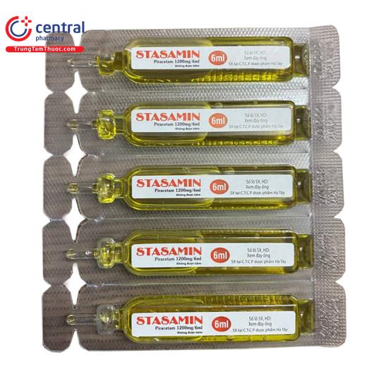 Thuốc Stasamin (Piracetam 1200mg): tác dụng, cách dùng thuốc