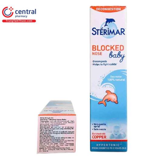 Thuốc xịt mũi Sterimar Blocked Nose Baby cách dùng và giá bán?