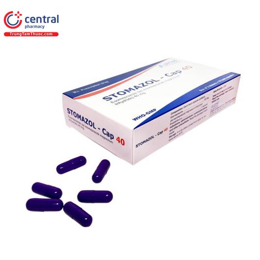 [CHÍNH HÃNG] Thuốc Stomazol - Cap 40 (H/3 vỉ) trị trào ngược dạ dày