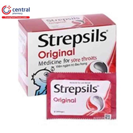 [CHÍNH HÃNG] Thuốc Strepsils Original (Hộp 100 gói) giảm đau họng