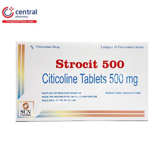 [CHÍNH HÃNG] Thuốc Strocit 500 tăng cường trí nhớ, tập trung trí não