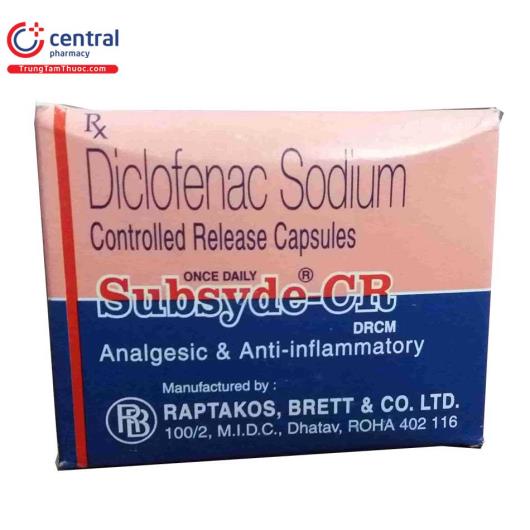 Thuốc Subsyde-CR điều trị viêm khớp, thoái hóa khớp