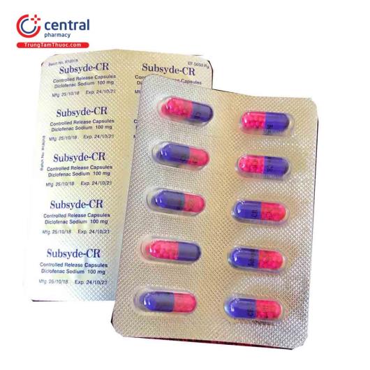 Thuốc Subsyde-CR điều trị viêm khớp, thoái hóa khớp
