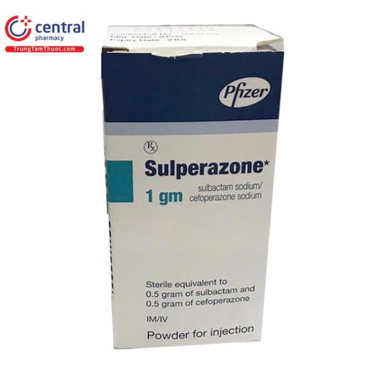 [CHÍNH HÃNG] Thuốc Sulperazone 1gm: điều trị nhiễm khuẩn hiệu quả