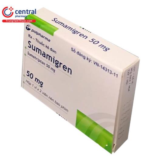 [CHÍNH HÃNG] Thuốc Sumamigren 50mg: Điều trị đau nửa đầu hiệu quả