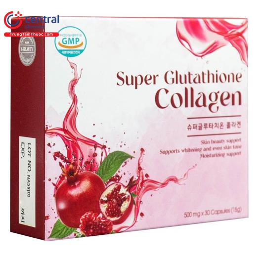 Viên uống Super Glutathione Collagen giúp giảm nám, làm sáng da