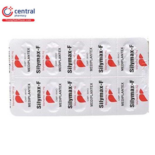 Thuốc Silymax - F 140mg điều trị rối loạn chức năng gan, xơ gan