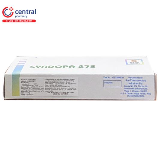 Thuốc Syndopa 275 là thuốc gì? Tác dụng, liều dùng như thế nào?