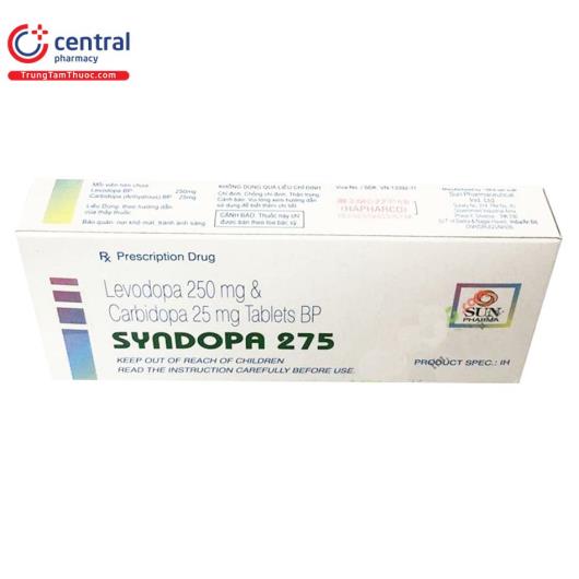 Thuốc Syndopa 275 là thuốc gì? Tác dụng, liều dùng như thế nào?