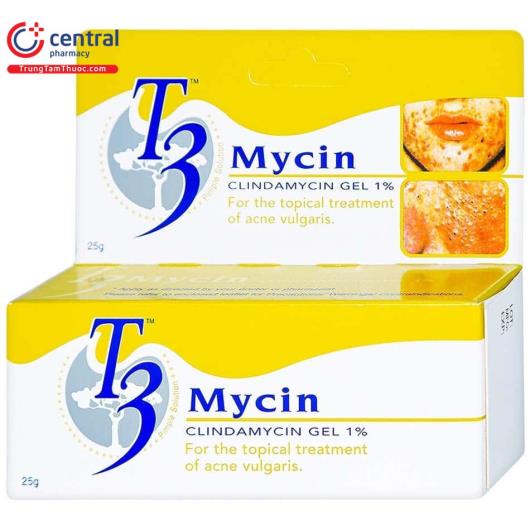 [CHÍNH HÃNG] Thuốc trị mụn T3 Mycin điều trị hiệu quả mụn trứng cá