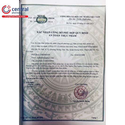 [CHÍNH HÃNG] Thuốc Tamamino - Giải pháp dinh dưỡng tối ưu