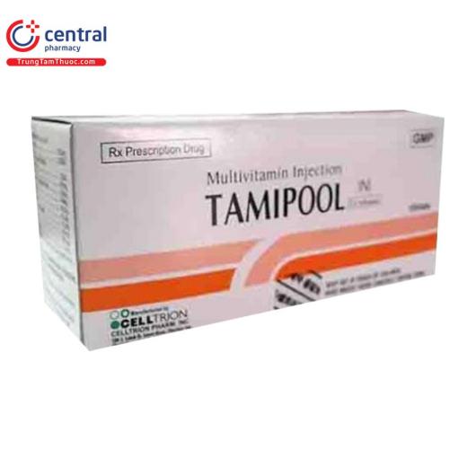 Thuốc tiêm Tamipool bổ sung vitamin, khoáng chất cho cơ thể