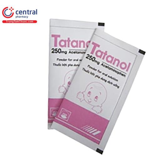 Thuốc Tatadol 250mg (Hộp 30 gói) - giúp giảm đau hạ sốt cho trẻ