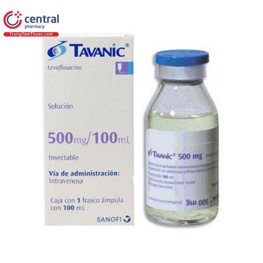 Thuốc Tavanic 500mg/100ml - kháng sinh điều trị nhiễm khuẩn