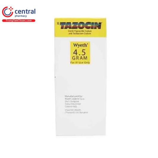 [CHÍNH HÃNG] Thuốc Tazocin 4.5g trị nhiễm trùng đa khuẩn
