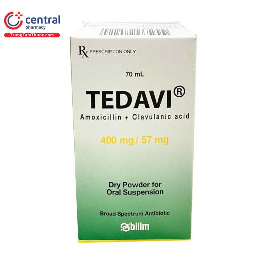 Thuốc Tedavi 400mg/57mg chai 70ml: Công dụng, Cách pha và Giá bán
