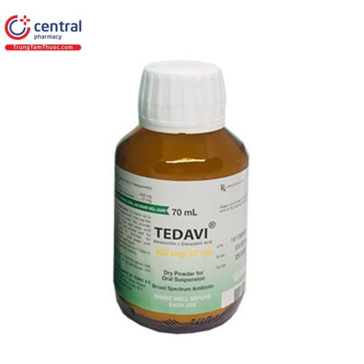 Thuốc Tedavi 400mg/57mg chai 70ml: Công dụng, Cách pha và Giá bán