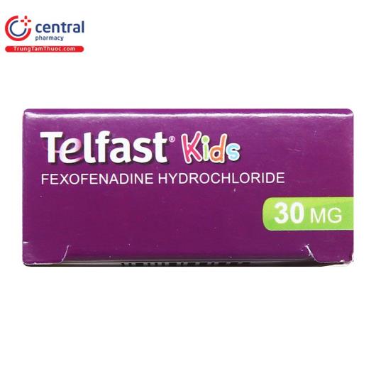 [CHÍNH HÃNG] Thuốc Telfast Kids 30mg - Thuốc điều trị viêm mũi dị ứng