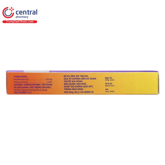 [CHÍNH HÃNG] Thuốc Telfor 120 đánh bay triệu chứng dị ứng