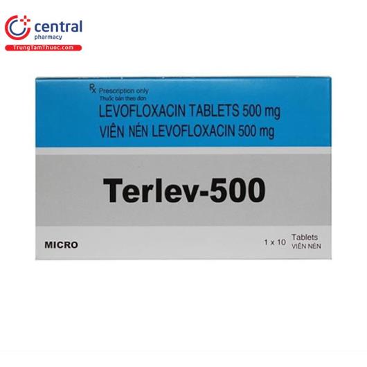 [CHÍNH HÃNG] Thuốc Terlev-500 - Kháng sinh Levofloxacin của Ấn Độ
