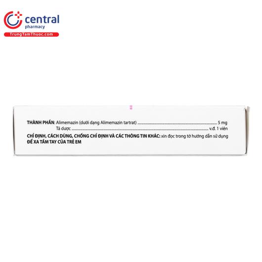 [CHÍNH HÃNG] Thuốc Theralene 5mg (Hộp 40 viên) chặn đứng dị ứng