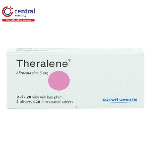 [CHÍNH HÃNG] Thuốc Theralene 5mg (Hộp 40 viên) chặn đứng dị ứng
