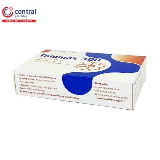 [CHÍNH HÃNG] Thuốc Thiomax 300 - điều trị viêm đa dây thần kinh
