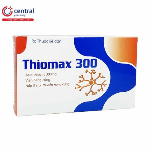 [CHÍNH HÃNG] Thuốc Thiomax 300 - điều trị viêm đa dây thần kinh